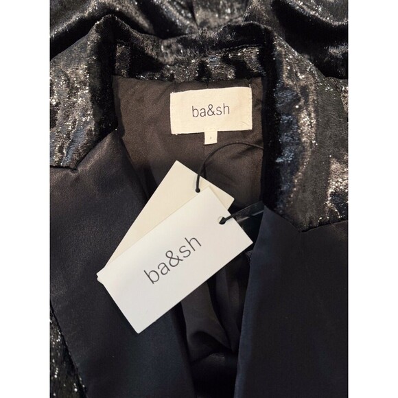 ba&sh | Jackets & Coats | Nwt Bash Blazer Black Kartel Jacket Double ...